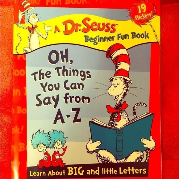 Dr. Seuss | Other | Dr Seuss Oh The Things You Can Say From Az | Poshmark